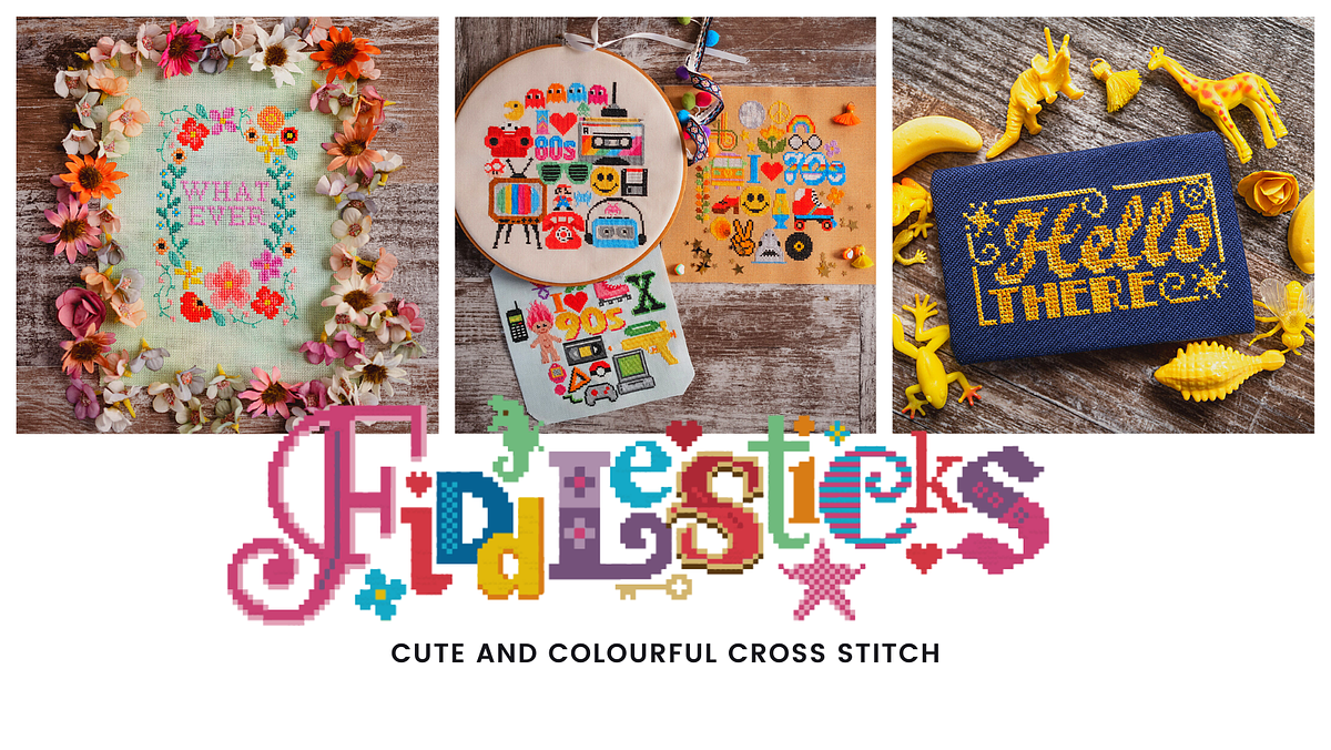 Fiddlesticks AU Cute Colourful Cross Stitch Patterns