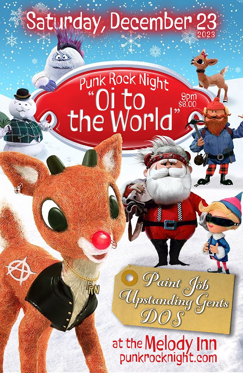 12-23-24: Oi to the world: DOS, Paint Jöb, Upstanding Gents