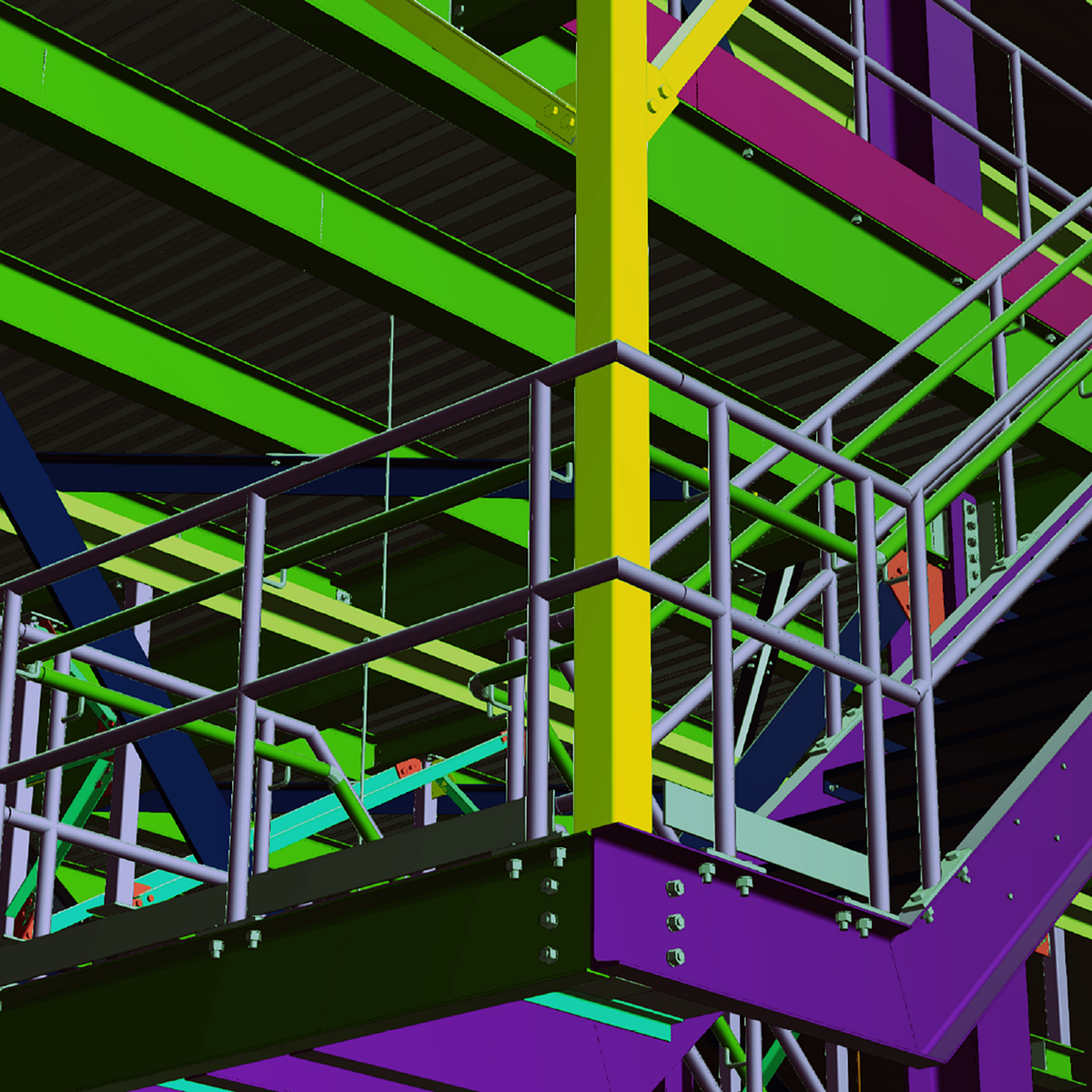 Tekla GA Drawings | Structural Steel Layout Services